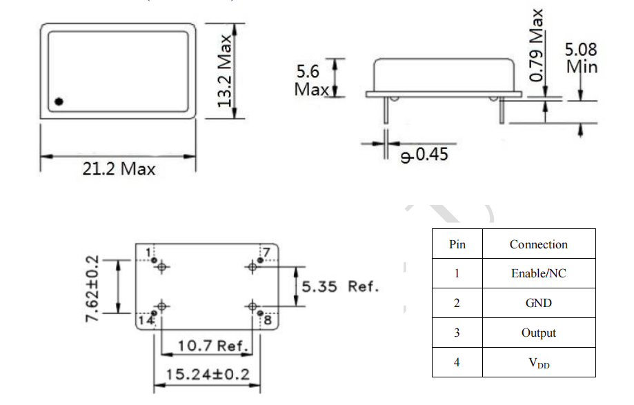 SMD Crystal Oscillators POSCD14 (OSC14PIN) | Manufacturer, Suppliers ...